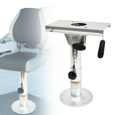 Boat Seat Pedestal with Seat Slide Seat Mount, Adjustable Height from ...
