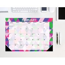 Basic 2025 17" x 12" Small Monthly Deskpad - Walmart.com