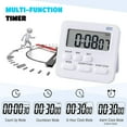Digital Timer with Magnetic Stand, Portable and Easy to use, Countdown & Count Up Functions ...