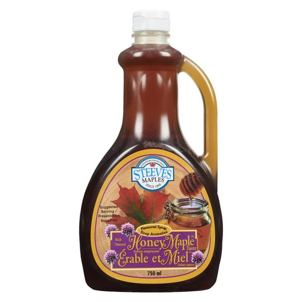 Steeves Maples - 750ml Rich Natural Honey Maple Taste Syrup, 750ml SM ...