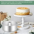 Coliware Stainless Steel 10 Inch Angel Food Cake Pan Durable with Tube ...