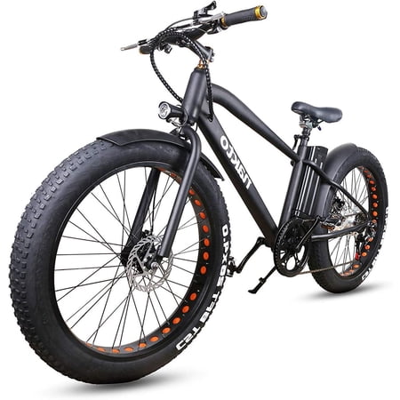 HONE Electric Bike, 26"*4.0 Fat Tire Electric Bicycle 300W/500W ...