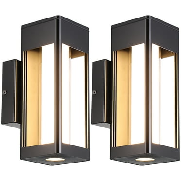 LEONLITE 2 Pack 15.8" LED Wall Sconce Color Changing & 5000K-2700K ...