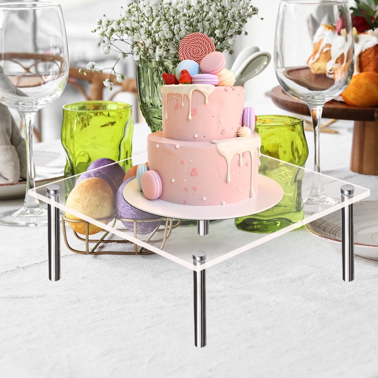 Square Acrylic Cake Stand