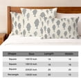 Abstract Art Fish Grey Throw Pillow Covers 18 x 18 Inch Pillow Covers ...