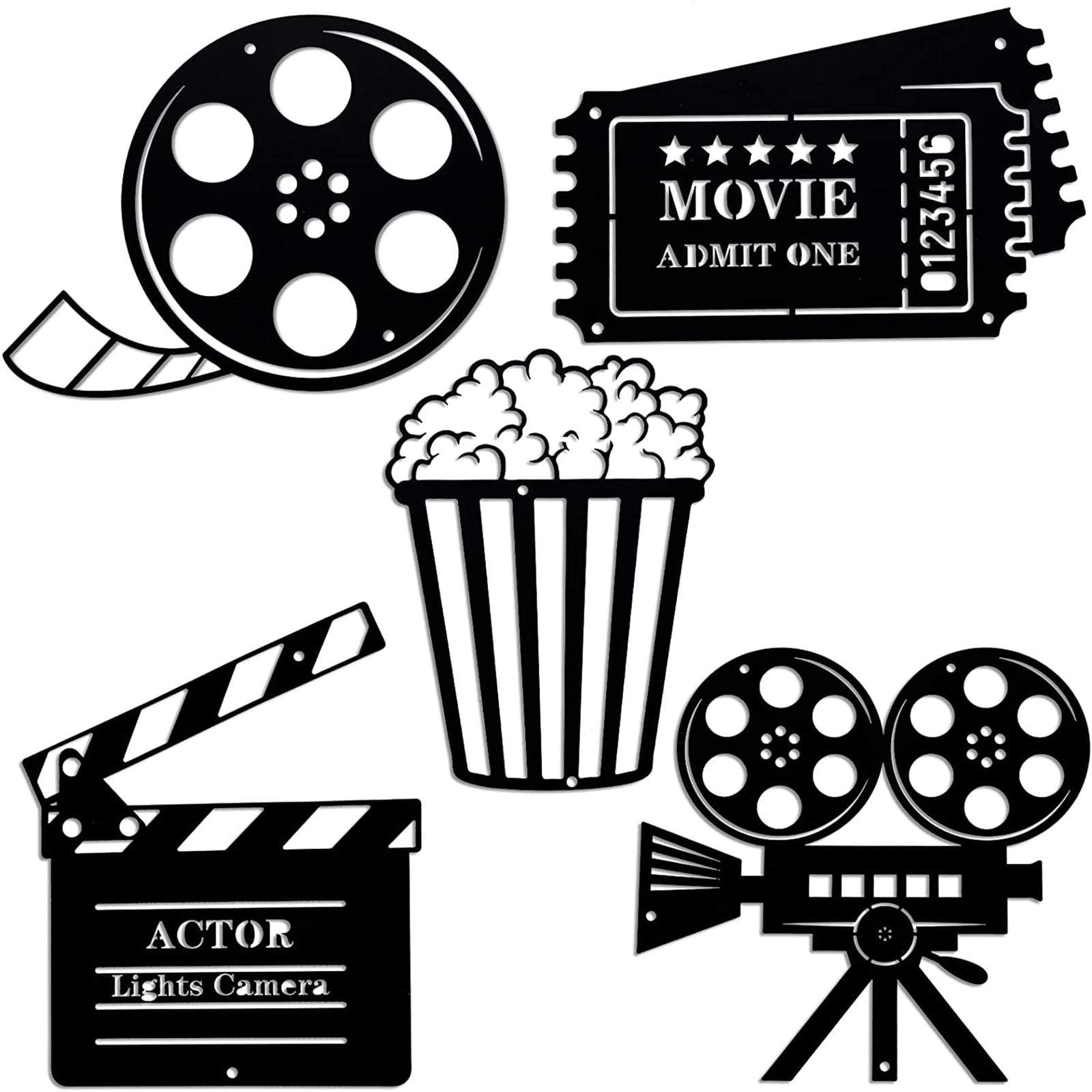 Movie Projector Clip Art Black And White