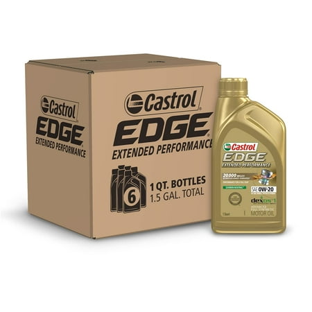 Castrol Edge Extended Performance 0W-20 Advanced Full Synthetic Motor ...