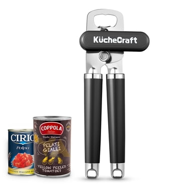 Elyum Can Opener, 3 in 1 Can Opener Manual Anti-Slip Grip Can Opener ...
