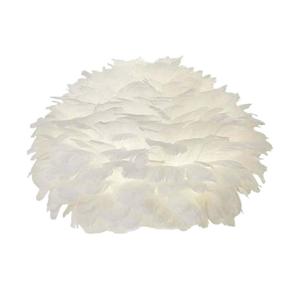 Nordic Feather Lamp Shade Bohemian Ceiling Hanging Lampshade Pendant ...