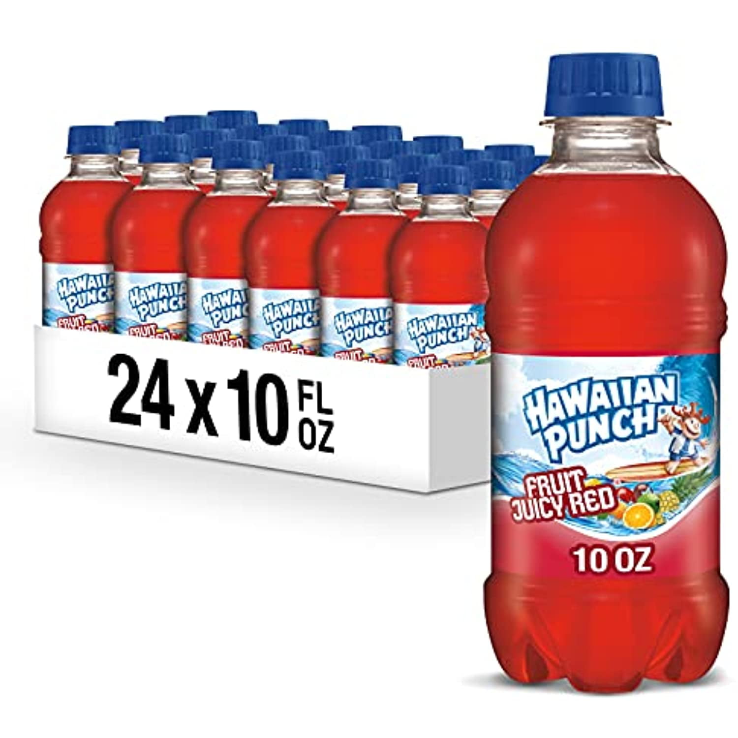 Hawaiian Punch Fruit Juicy Red, 10 Fluid Ounce Bottle, 6 Count (Pack Of ...