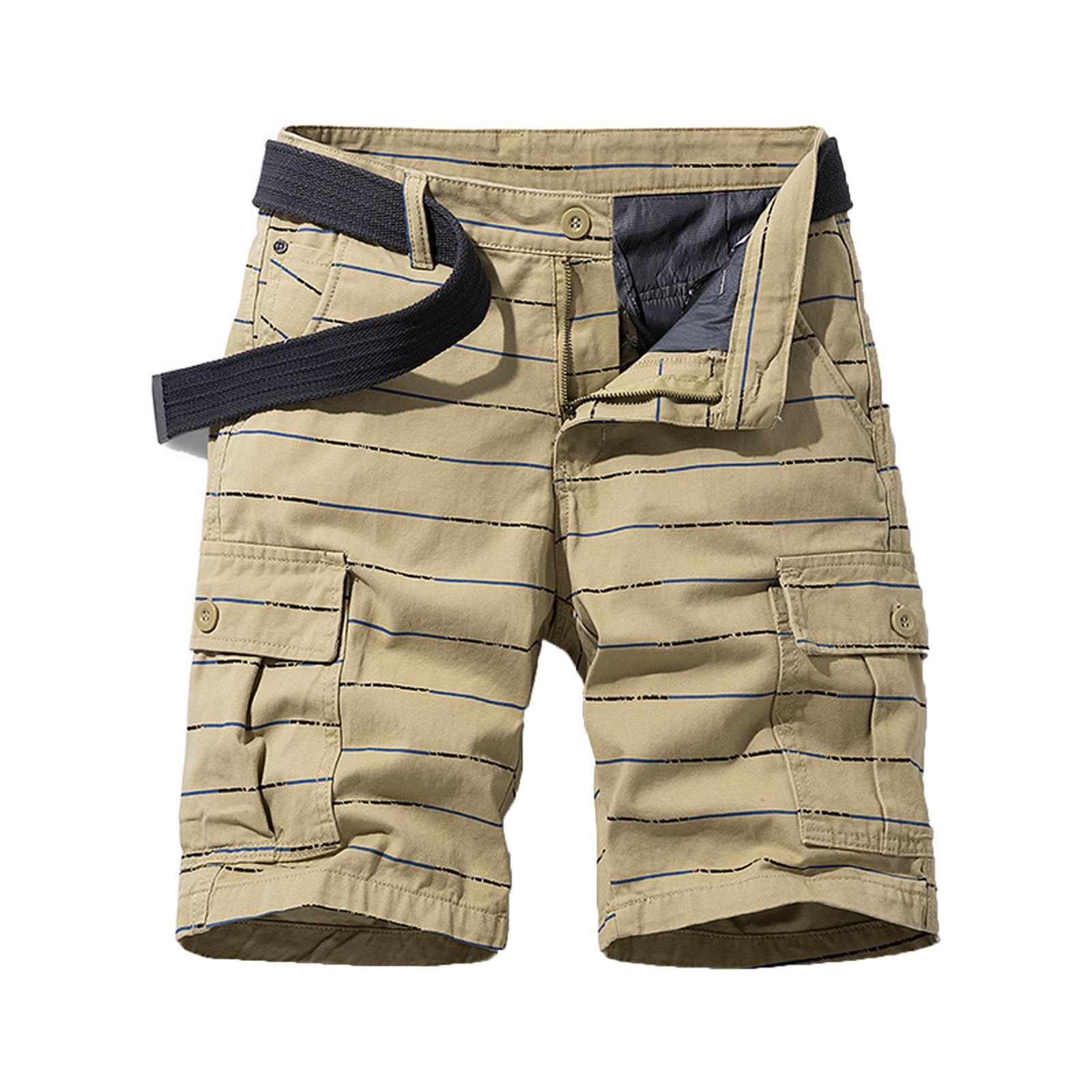 Click here for Unbranded Mens Stripe Directional Sign Work Shorts... prices