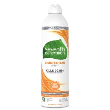 Seventh Generation Disinfecting Spray Cleaner Eucalyptus and Thyme 13.9 ...
