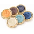5 count Women's Buttons for Clothing Decoration Metal Coat Button DIY ...