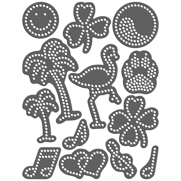 Magnetic Rhinestone Template(s) - VARIETY - Single Color Designs ...