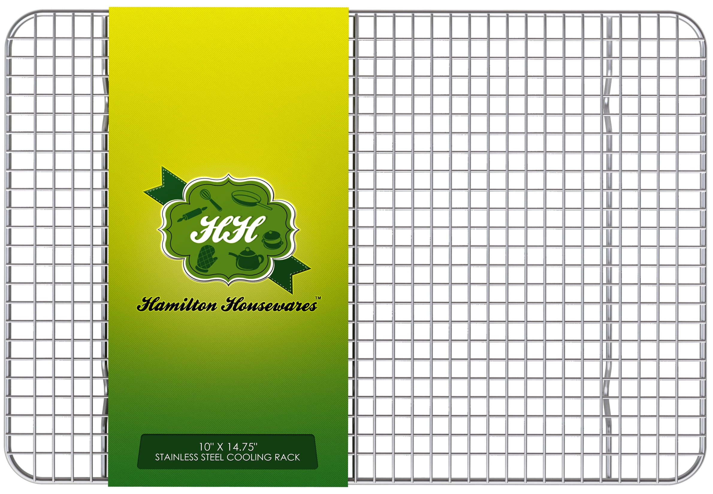 Hamilton Housewares 10" x 14.75" Stainless Steel Cooling Rack - Walmart.com