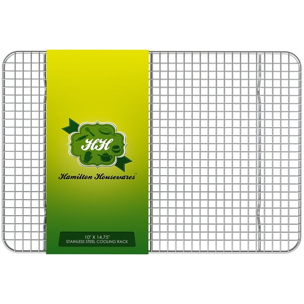 Hamilton Housewares 10" x 14.75" Stainless Steel Cooling Rack - Walmart ...