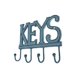 Key Holder “Keys” – Wall Mounted Western Key Holder | 4 Key Hooks ...