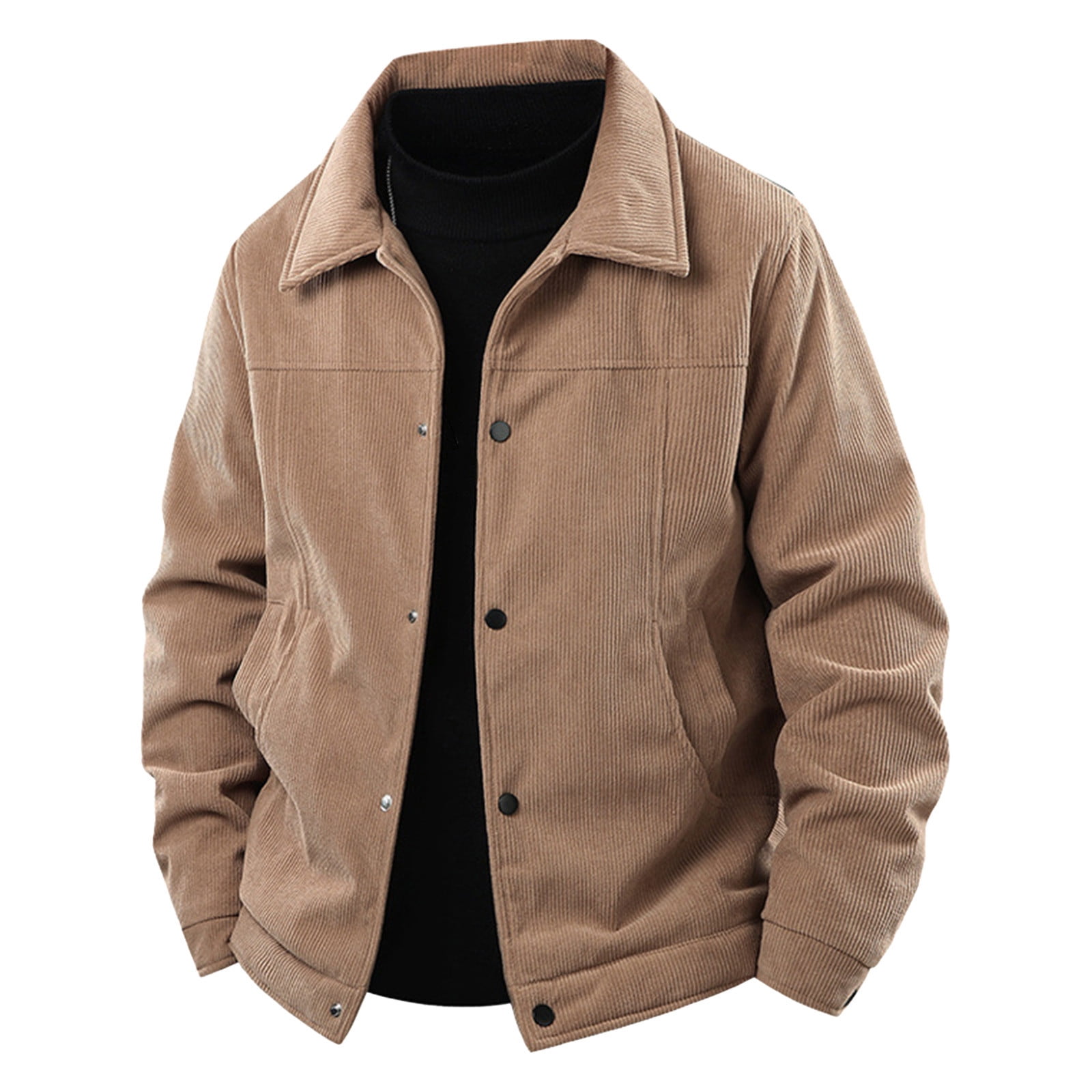 Mceream Vestes en Velours Côtelé pour Hommes Automne Hiver Manteau en ...