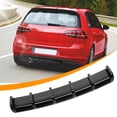 For Acura TL 2004-2008 Rear Bumper Diffuser 6 Fin Splitter Lip Spoiler ...