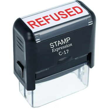 ORIGINAL Self Inking Rubber Stamp - Red Ink (42A1539WEB-R) - Walmart.com