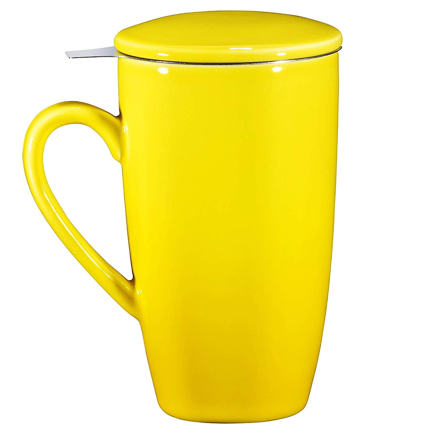 Bruntmor Ceramic Tea Infuser Mug With Stainless Steel Infuser And ...