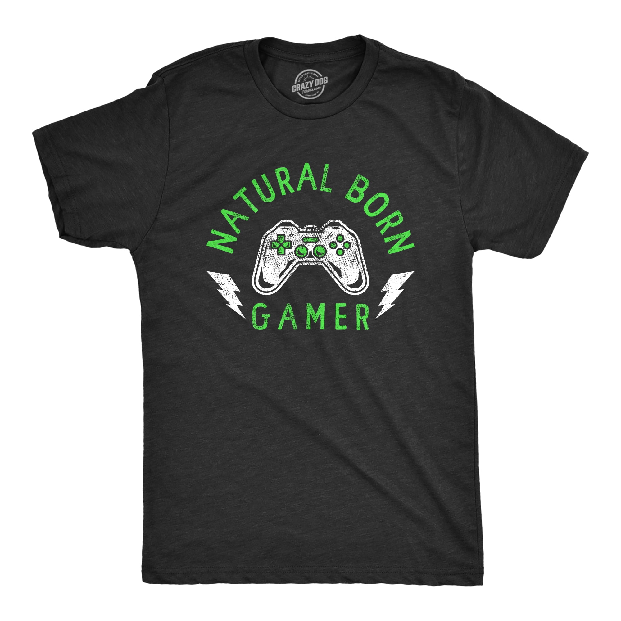 Click here for Crazy Dog T-Shirts Mens Natural Born Gamer T Shirt... prices