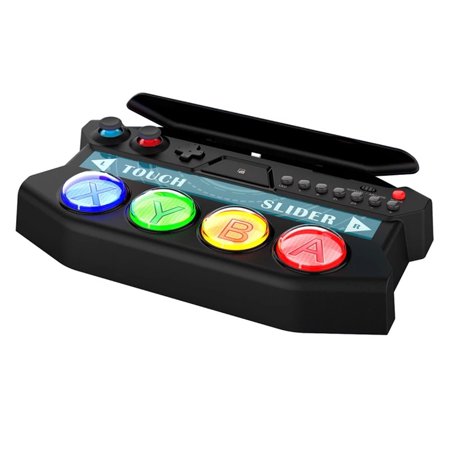 Farfi Game Joystick Plug Play with LED Light Mechanical 4 Large Buttons ...