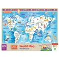 MasterPieces 60 Piece Kids Jigsaw Puzzle - Hello, World! Map Wood ...