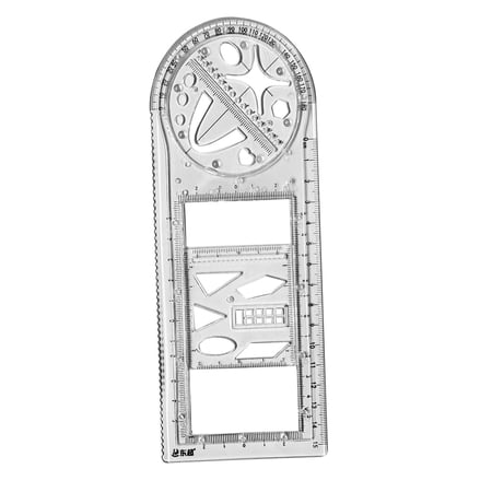 Colaxi Geometric Ruler ing Ruler Measuring Stencil for Teachers Artists ...