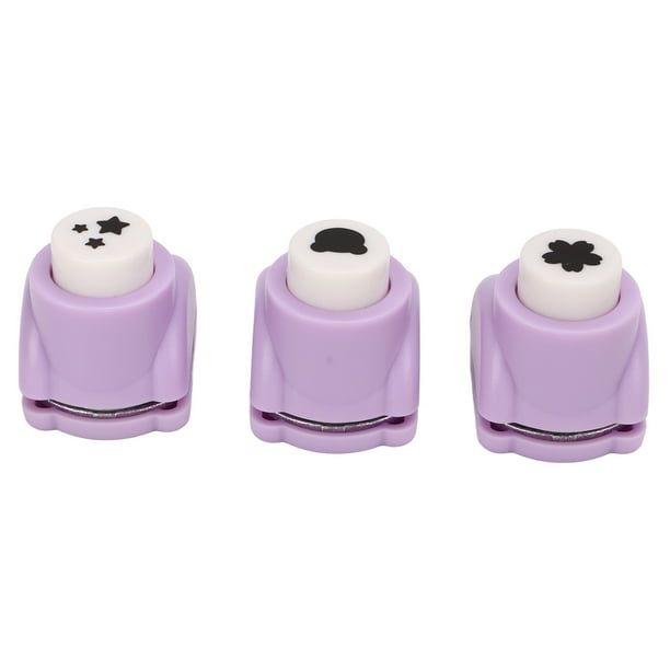 Perforadora de papel, 3 piezas de perforadora de agujeros para manualidades, perforadora de ...