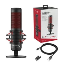 HyperX QuadCast – USB Condenser Gaming Microphone, for PC, PS4 and Mac ...