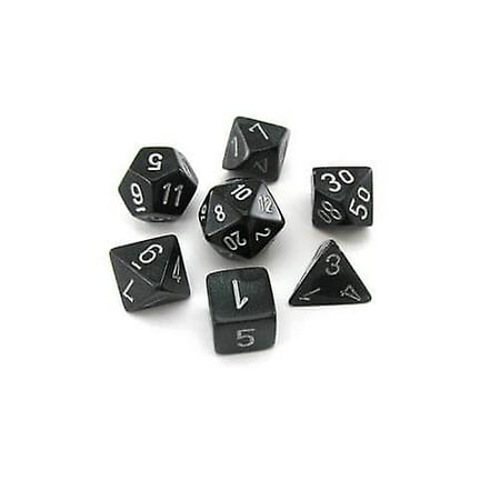 D7 Die Set Dice Borealis Poly (7 Dice)Smoke/Silver | Walmart Canada