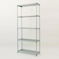 Design Ideas MeshWorks 5 Tier Steel Storage Shelving Unit Bookshelf ...