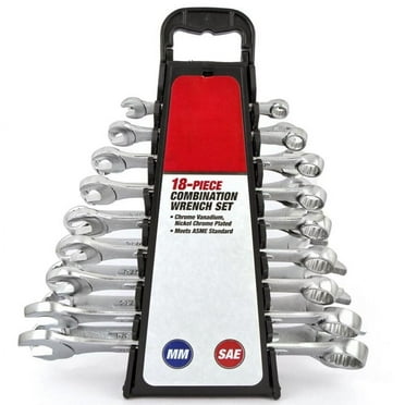 Neiko 03129A Jumbo Combination Wrench Set, 10 Piece, Black Oxide Finish ...