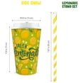Green Fresh Lemonade Stand Supplies, Lemonade Stand Kit, Includes 3.5L ...