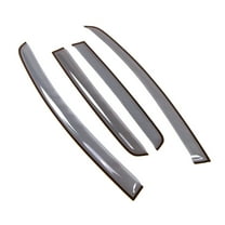 Tuningpros LGWV2-268 Window Visor Light Tinted 4 Pcs Set For 2007-2010 ...