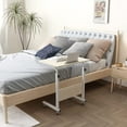 "SogesPower Movable Bedside Table, Swivel Wheels, Living Room & Bedroom ...