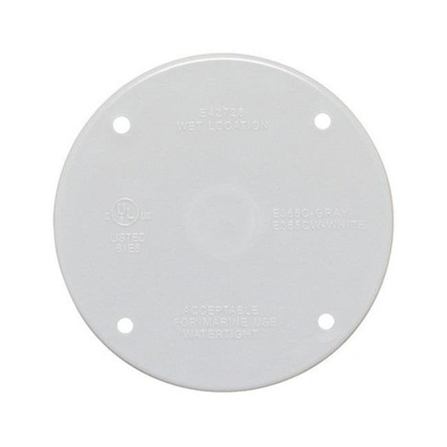 14170WH White Round Blank Box Cover - Walmart.com