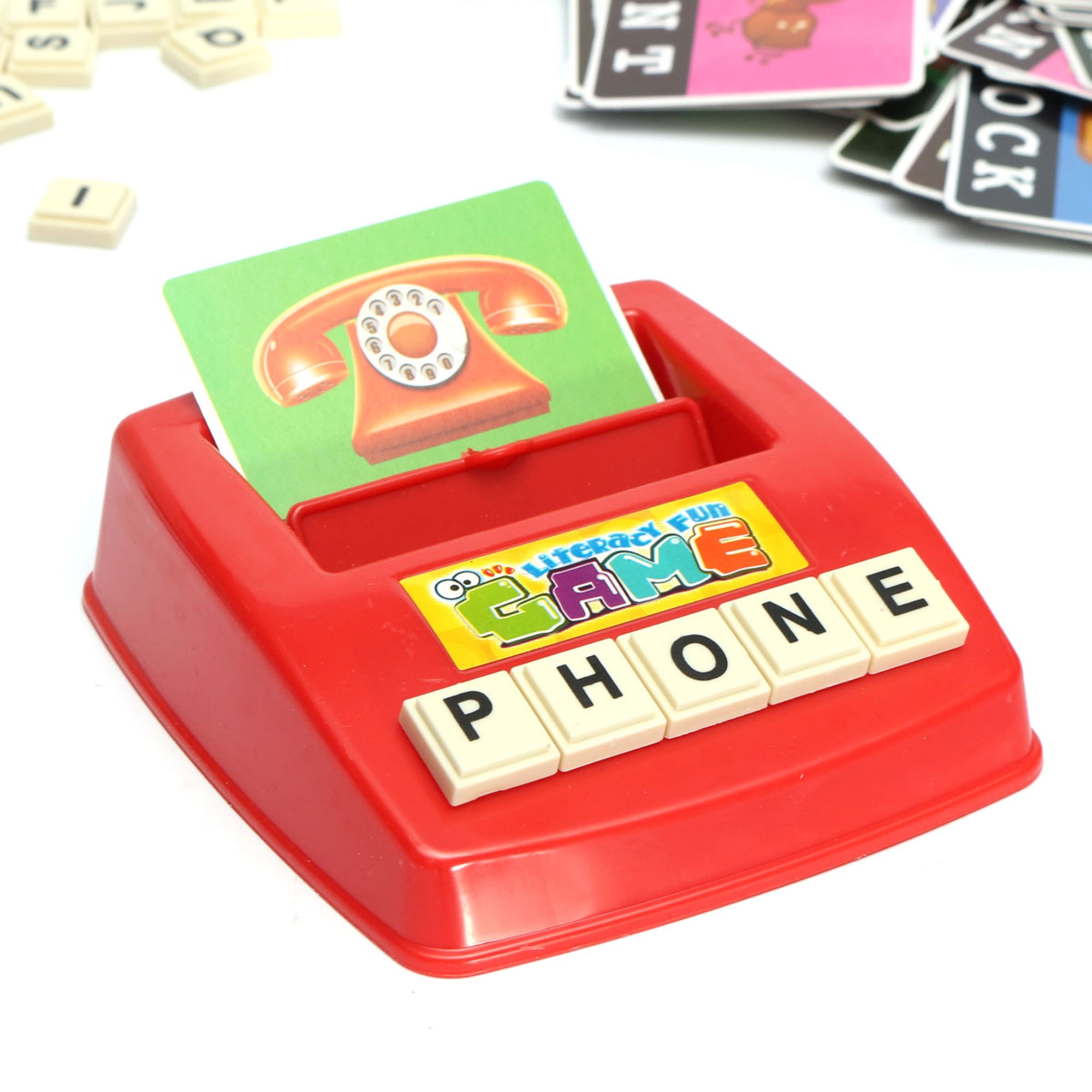 FOCUSSEXY Alphabet Toys For 2 3 4 5 Year Old Letters Word Cards Toy FOCUSSEXY Alphabet Toys For 2 3 4 5 Year Old Letters Word Cards Toy