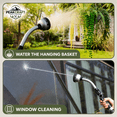 Heavy Duty Metal Watering Wand 15 Inch, Garden Hose Sprayer with 10 ...