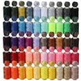 80 Spools Embroidery Thread with 50 Sewing Thread Spools & Bobbins ...