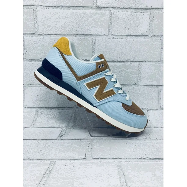 New Balance ML574DS2 Shoes “ University Blue” Workwear Suede Gumbottoms ...