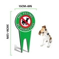 PEONAVET Clearance Under $1 No Dog Peeing Sign Yard Dog Pile Clean Up ...