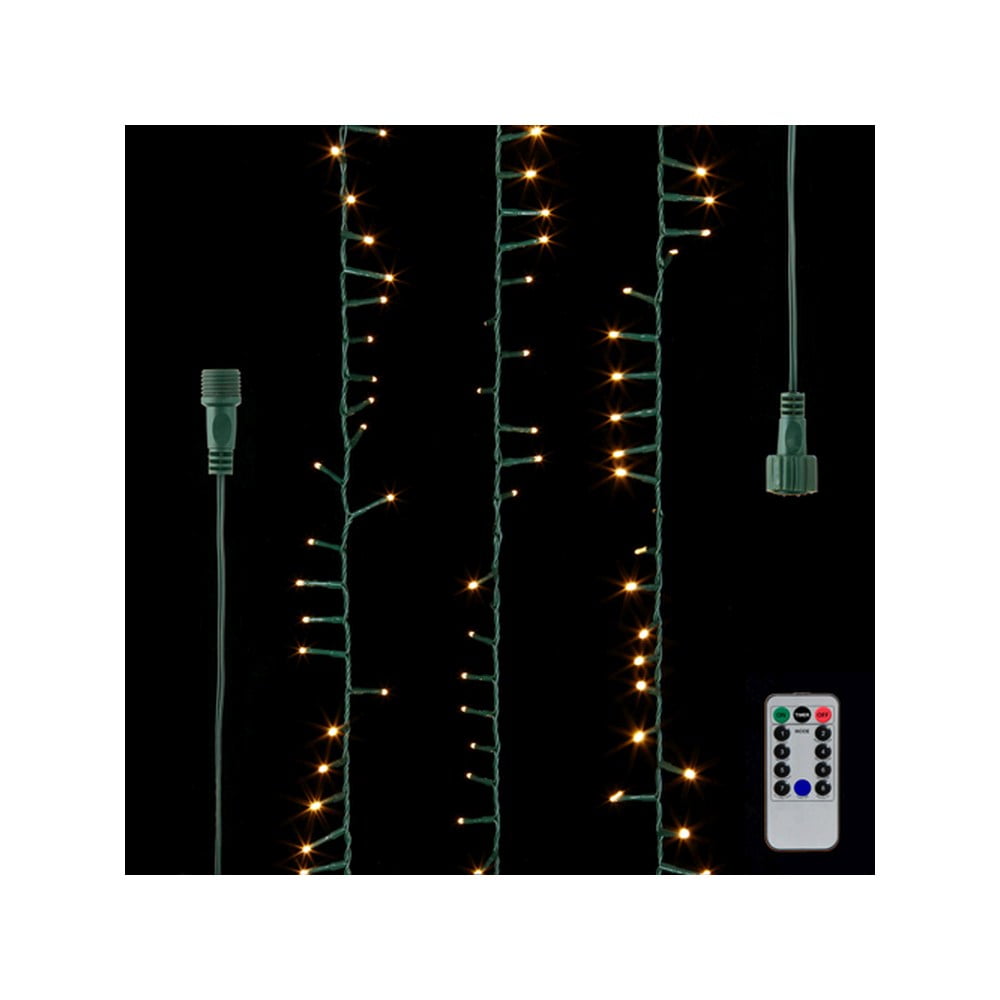 Raz Imports 2021 Lights 73.8' Connectable Snake Garland Wire w/1000 ...