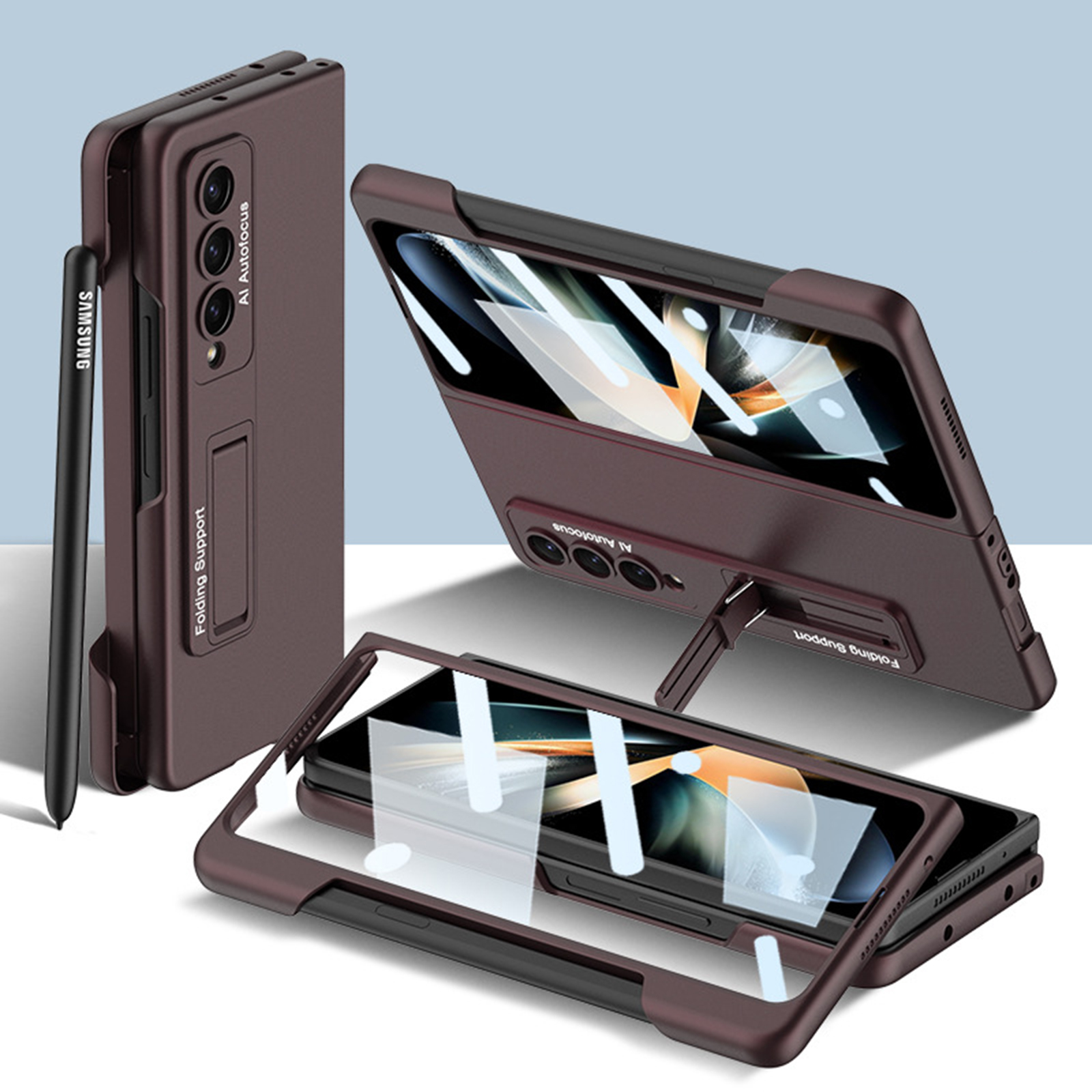 Frusde Case Compatible with Samsung Galaxy Z Fold 4 with Screen ...