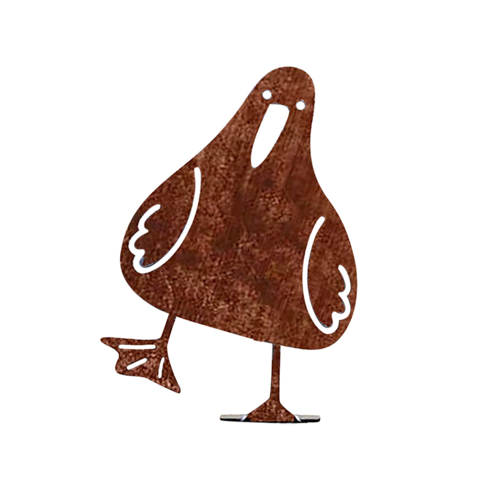 Desktop Ornaments Rustys Metal Seagull Fence Decorative Garden Decor ...