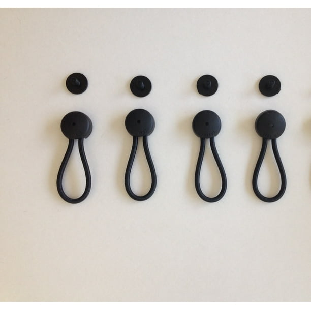 Stayput 8 Black Shock Cord And Fastener For Canvas Covers 4 Pack Cord