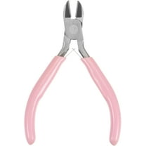 Pink Handle Wire Cutters 4.5 Inch, Diagonal Cutting Side, DIY Crafts ...