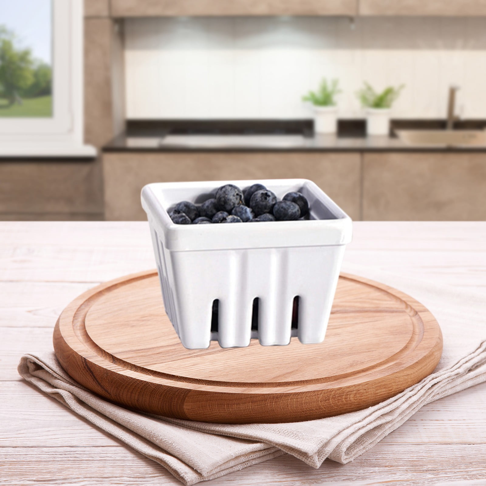 Click here for Slmotuea Thickened Water Fruit Basket Delicious Fo... prices