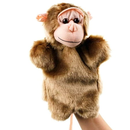 Xinxinyy Cute Monkey Plush Hand Puppet for Kids Adults Animals Puppets ...